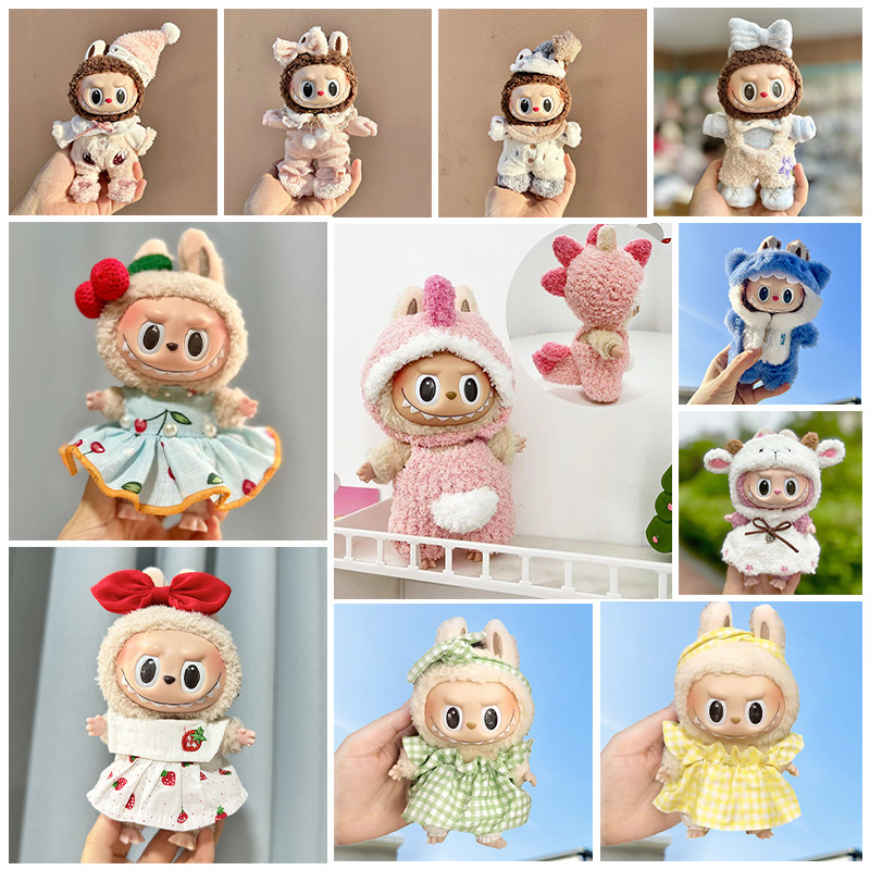Jual Labubu Baju Pop Mart LABUBU Clothes labubu Macaron Kaos Only 17CM ...