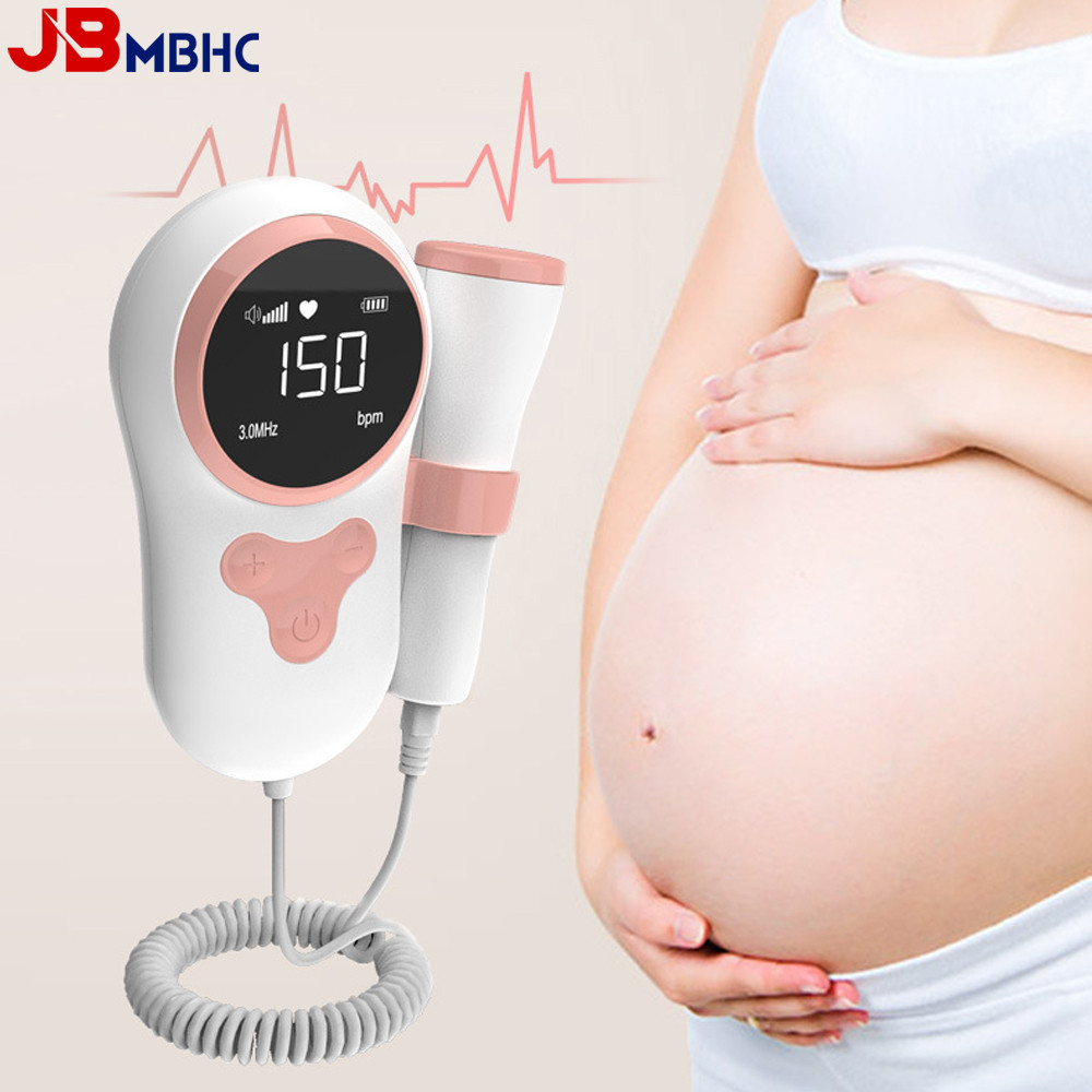 Jual PREORDER 3.0MHz Fetal Doppler Hand-held Portable Sound Baby Heart ...