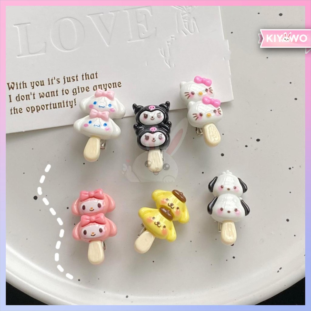 Jual KIYOWO Jepit Rambut Karakter Motif Ice Cream Gaya Fashion Korea ...