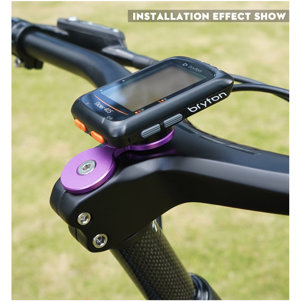 Jual Bike Computer Holder Stopwatch Mount Bracket Stem Top Cap Suitable ...