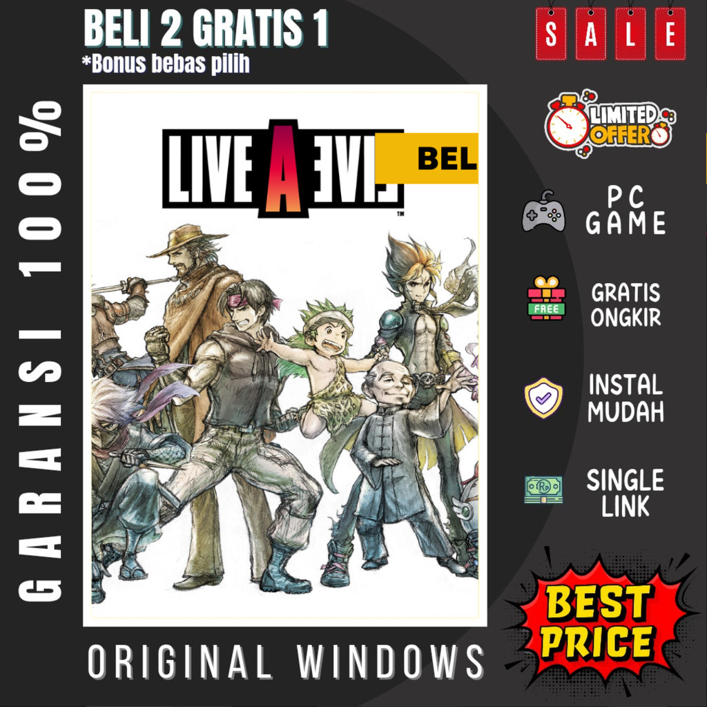 Jual LIVE A LIVE - GAME PC - GAME LAPTOP - PC GAMES - BELI 2 GRATIS 1 ...