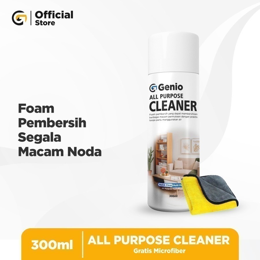 Jual Genio All Purpose Cleaner 300ml - Foam Pembersih Serbaguna Rumah ...