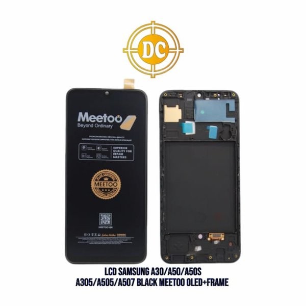 Jual LCD TOUCHSCREEN + FRAME SAMSUNG A30/A50 A50S BLACK MEETOO ORIGINAL ...