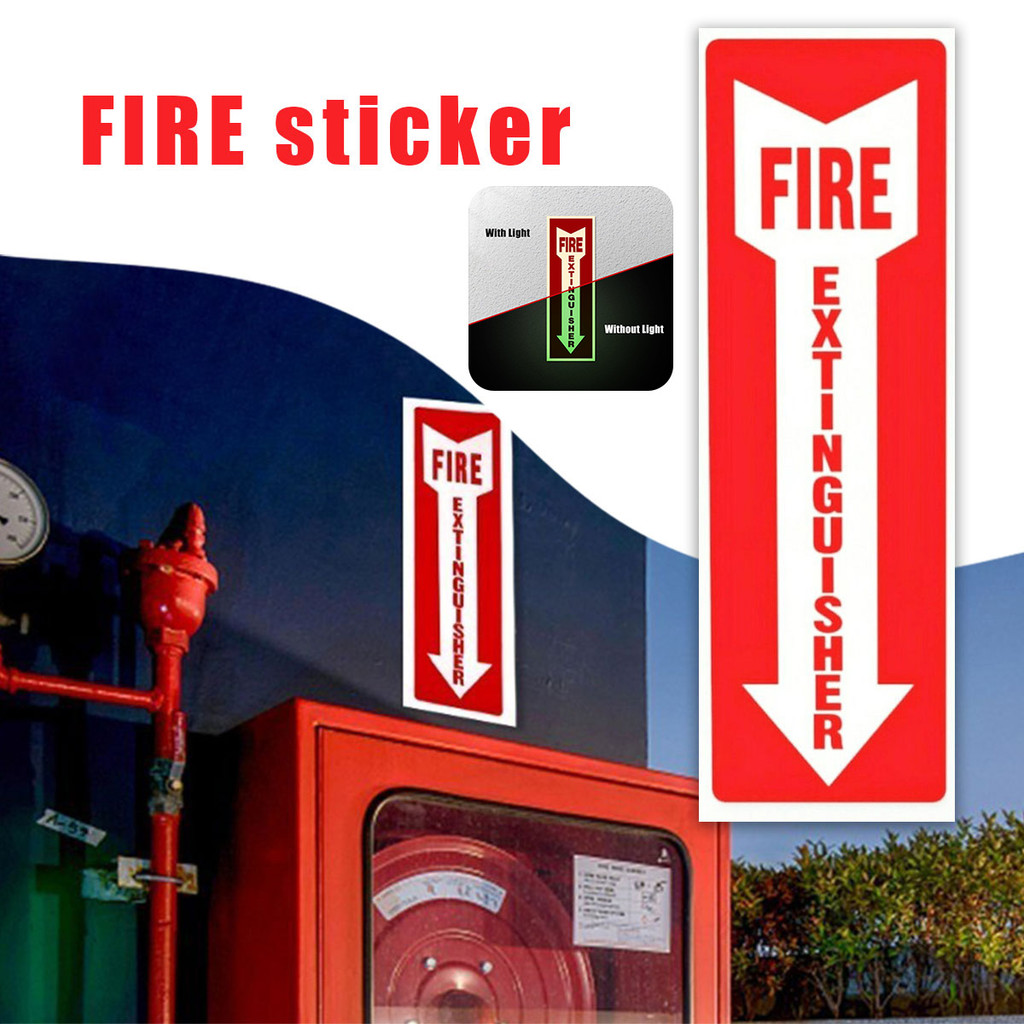 Jual Sticker Pemadam Kebakaran / Sign APAR / Fire Extinguisher Warning ...