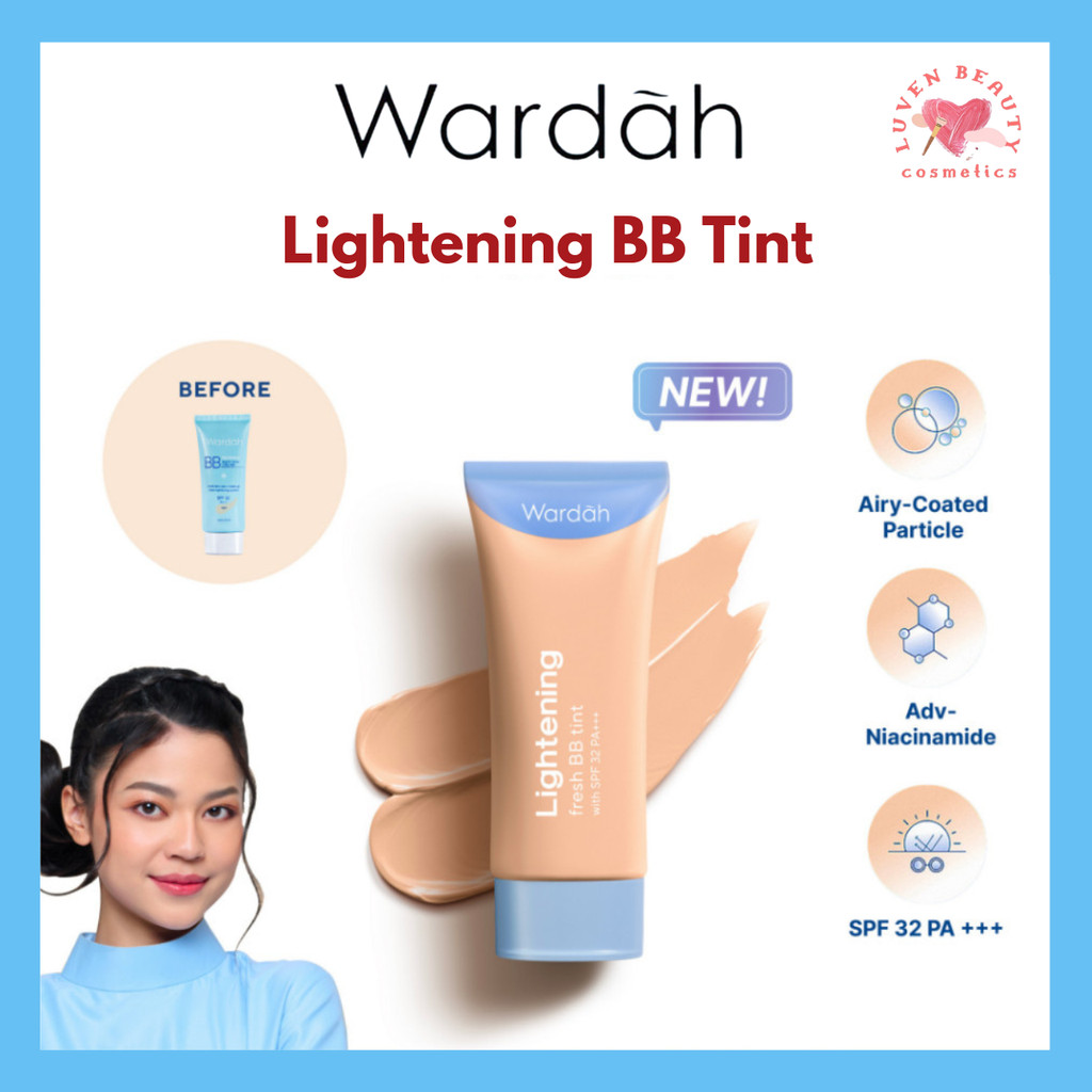 Jual WARDAH Lightening Fresh BB Tint 15ml 30ml | Base Makeup SPF 32 PA ...