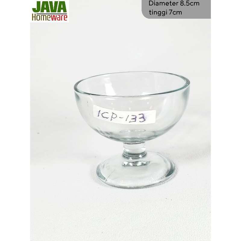Jual GELAS KACA ICE CREAM ICP 133 ( 12BIJI ) | GELAS KACA AESTHETIC ...
