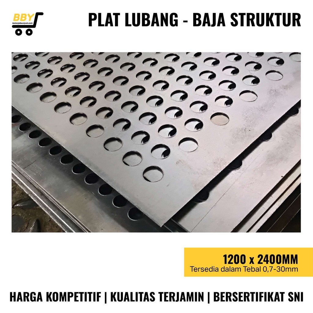 Jual Plat Lubang - Plat Perforated 1200 X 2400 Hexagonal - Lingkaran ...
