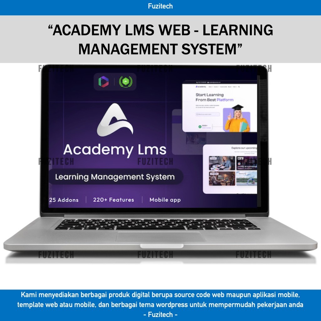 Jual SOURCE CODE APLIKASI WEB ACADEMY LMS WEB - LEARNING MANAGEMENT ...