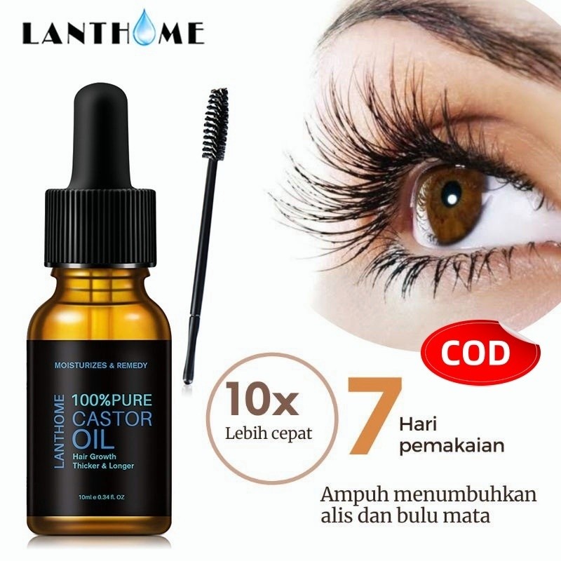 Jual "LANTHOME Serum Bulu Mata & Alis 100% Pure Castor Oil 10ml - Serum ...