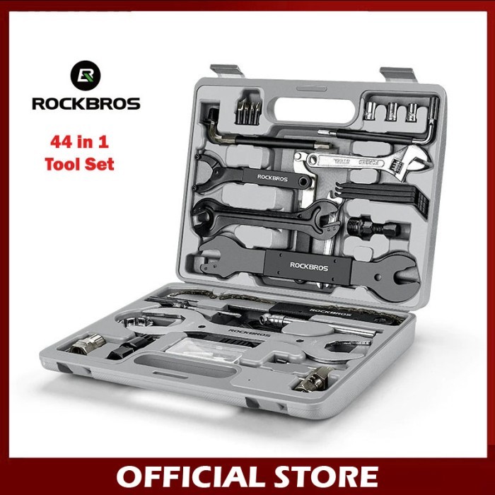 Jual New Rockbros 44 in 1 Set Alat Bengkel Sepeda Toolkit Toolbox Bike Tool Kit | Shopee Indonesia