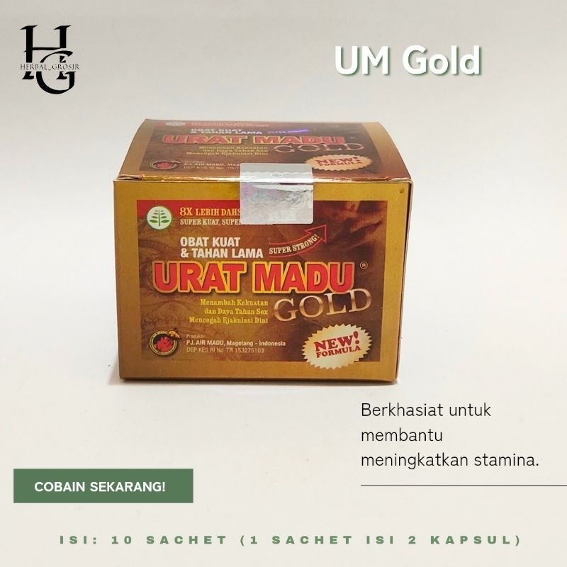 Jual Urat Madu Gold Kapsul Original | Shopee Indonesia