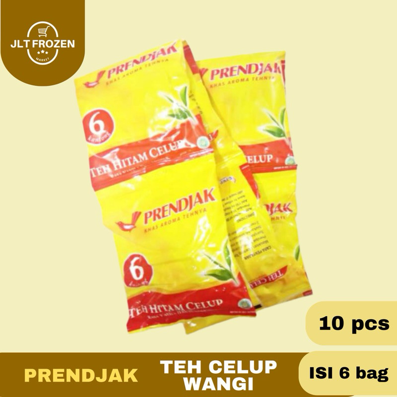 Jual Prendjak Teh Hitam Celup / Rasa Vanila dan Mawar / Prenjak Tea 6 ...
