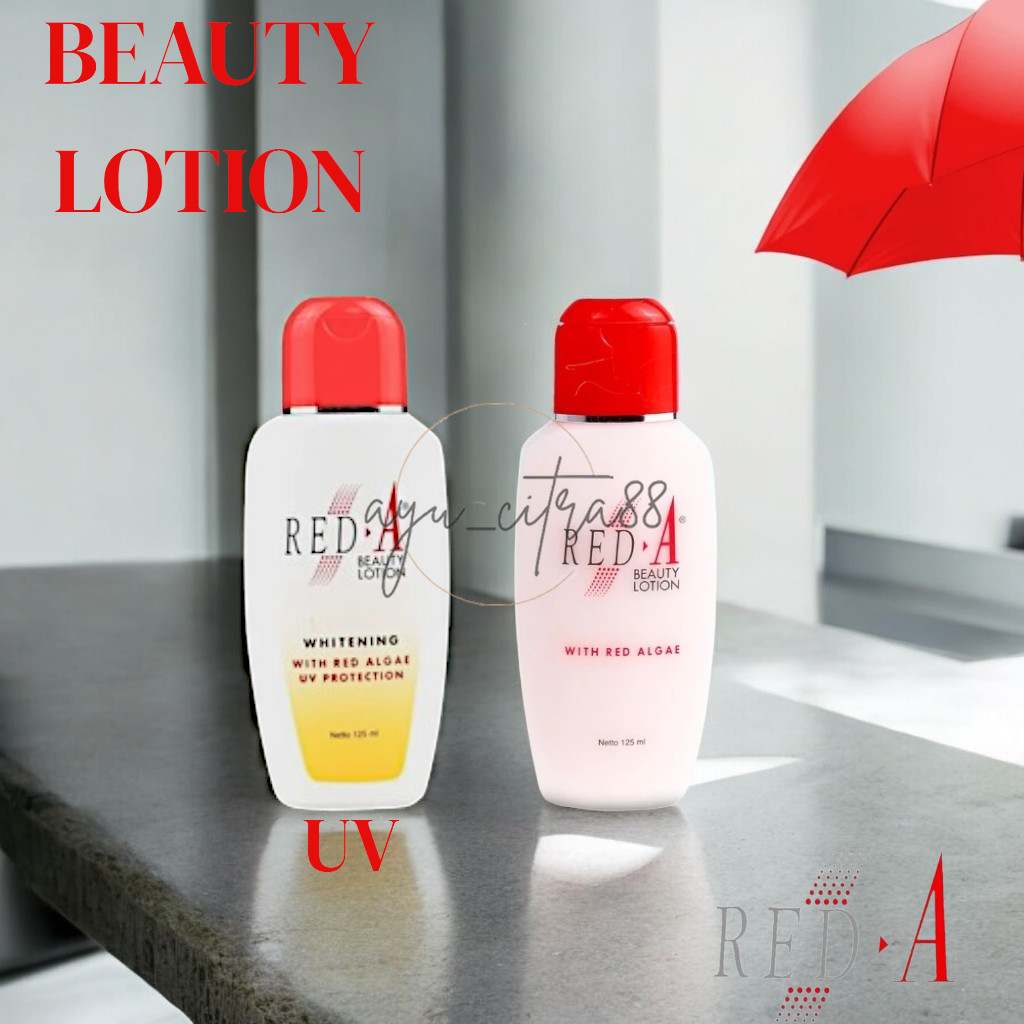 Jual BPOM Red-A Beauty Lotion with Red Algae, UV Filter & AHA ...