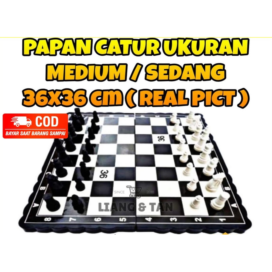 Jual MAINAN ANAK CATUR CHESS BOARD GAME / MAINAN PAPAN CATUR UKURAN 36X36CM SNI PROMO TERMURAH ...