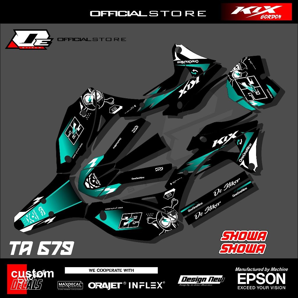 Jual DECAL KLX GORDON FULL BODY - DECAL KLX GORDON BY DE STIKER BISA ...