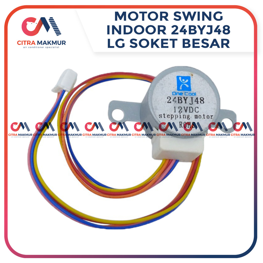 Jual Motor Swing AC Merk LG 24byj48 Soket Besar Dinamo Rotary Flap ...