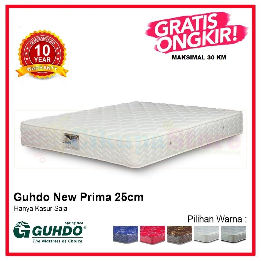 Jual Kasur Springbed Guhdo New Prima Tebal 25cm | Shopee Indonesia