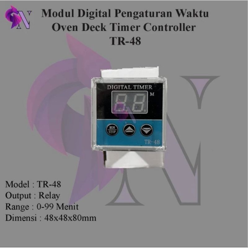 Jual TR-48 TR48 Module Modul Digital Timer Oven Deck Controller ...