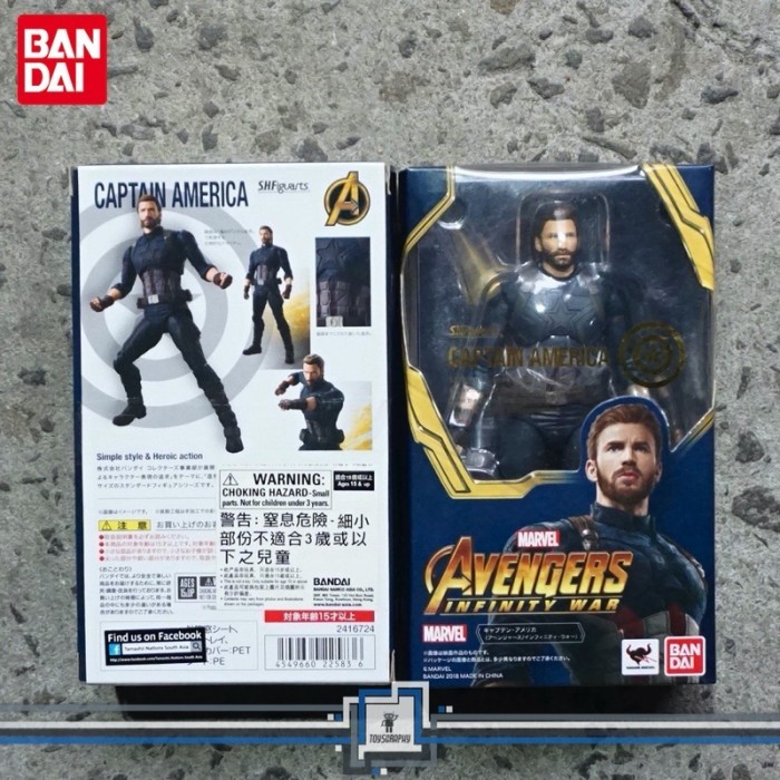 Jual Bandai S.H.Figuarts SHF CAPTAIN AMERICA Marvel Avengers Infinity ...