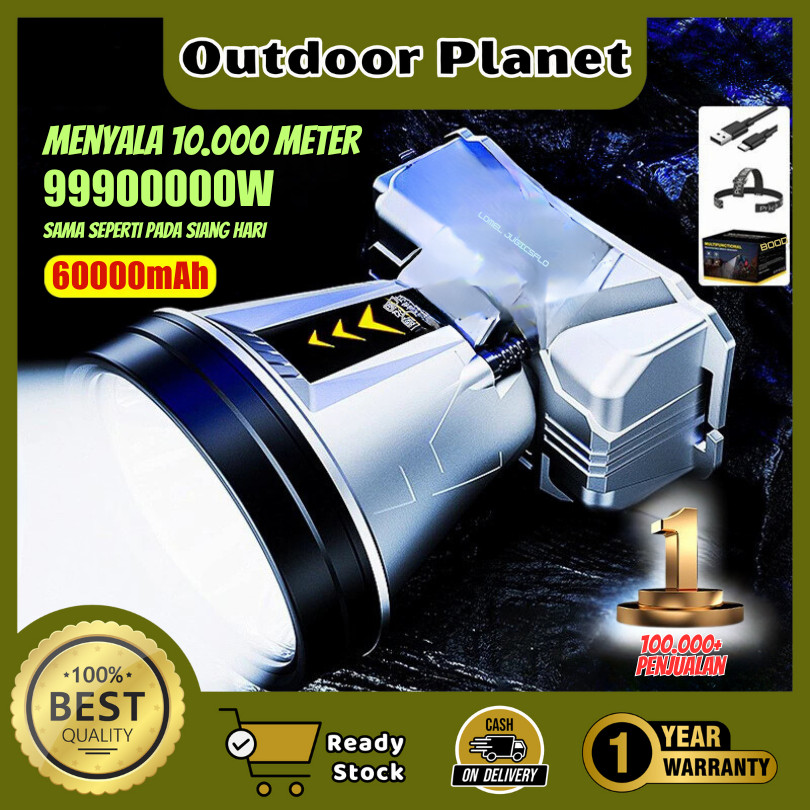 Jual OUTDOOR Planet (GARANSI 1 TAHUN) Headlamp outdoor Senter kepala ...