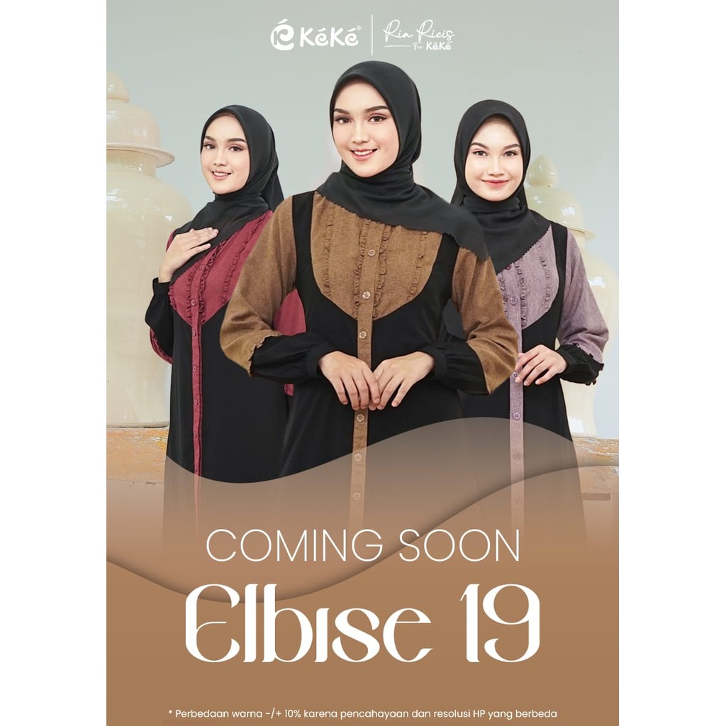 Jual Busana Muslim Gamis Wanita Gdk Dl Ricis Elbise 19 Dress Muslim ...