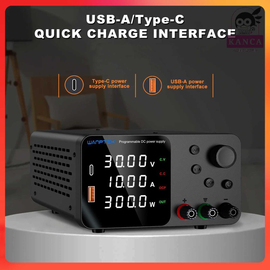 Jual KANCA WANPTEK Adjustable Power Supply DC Ammeter Stabilized 30V 5A 150W - TPS305 | Shopee ...