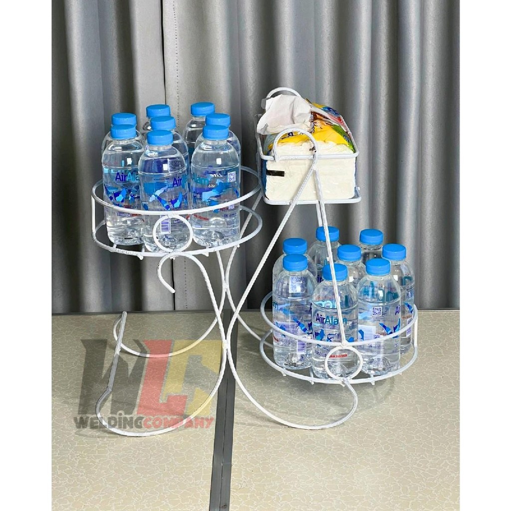 Jual Rak AQUA Tempat Minuman Dan Tissu Model Terbaru Estetik - Brand ...