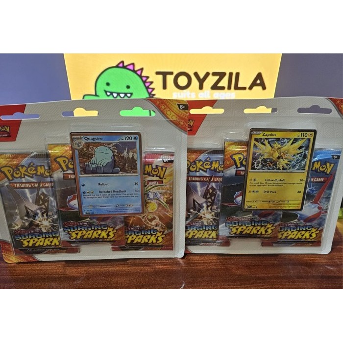 Jual KARTU POKEMON CARD TCG SURGING SPARKS SV8 BLISTER 3 BOOSTER PACK ...