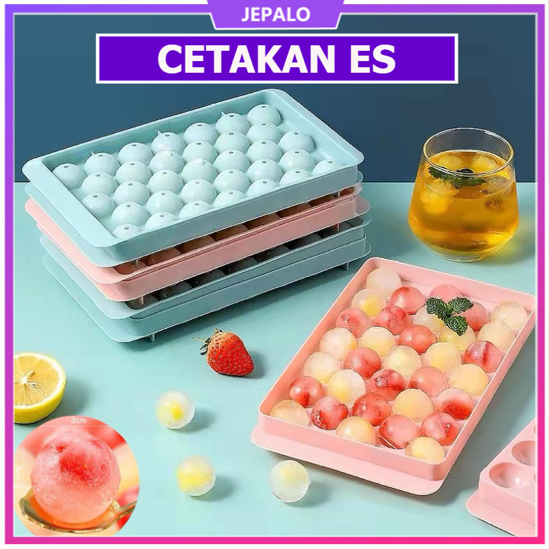 Jual Cetakan Es Batu Jelly Buah Diamond Bulat Kotak Jelly / cetakan ...