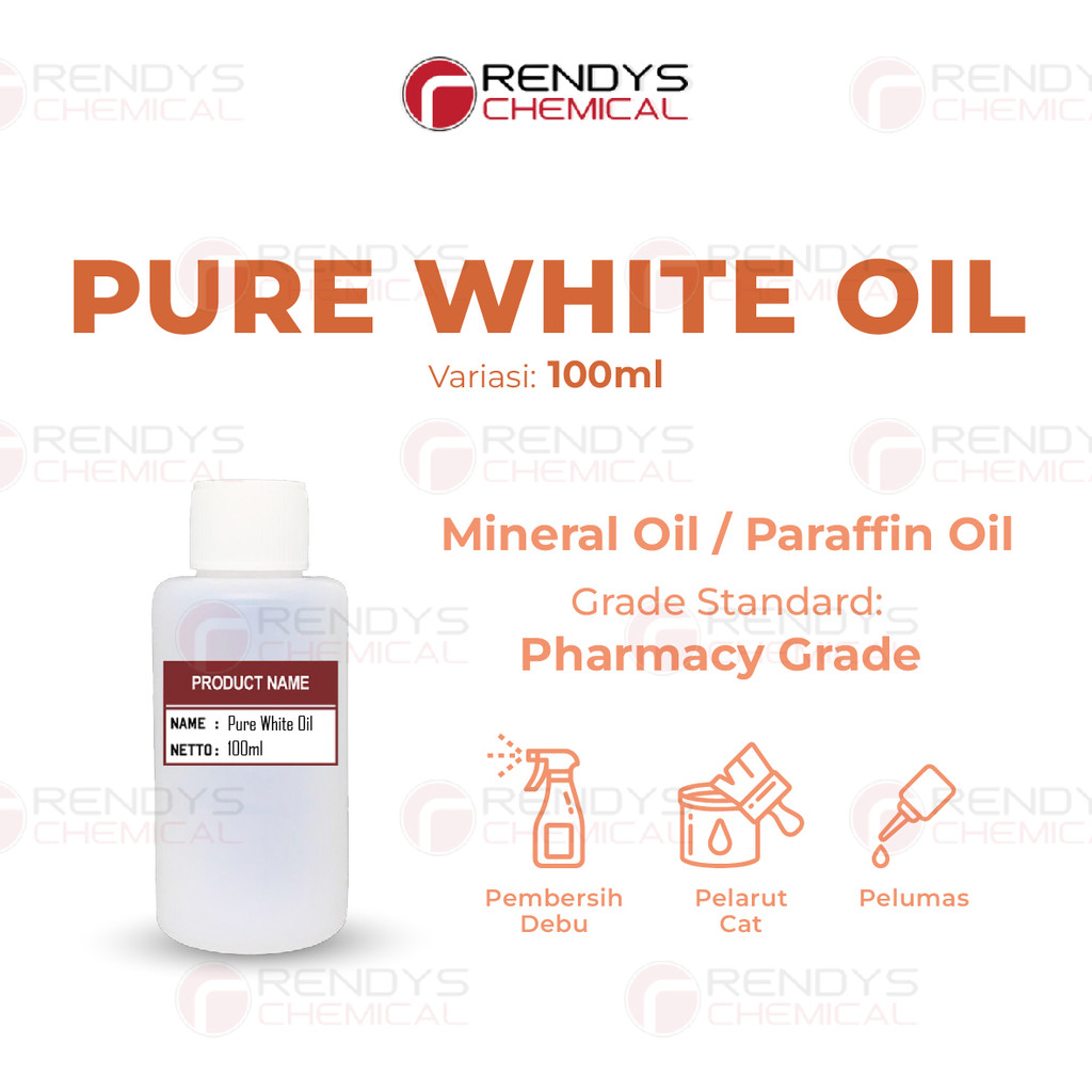 Jual Pure White Oil // Pure Mineral Oil - 100mL | Shopee Indonesia