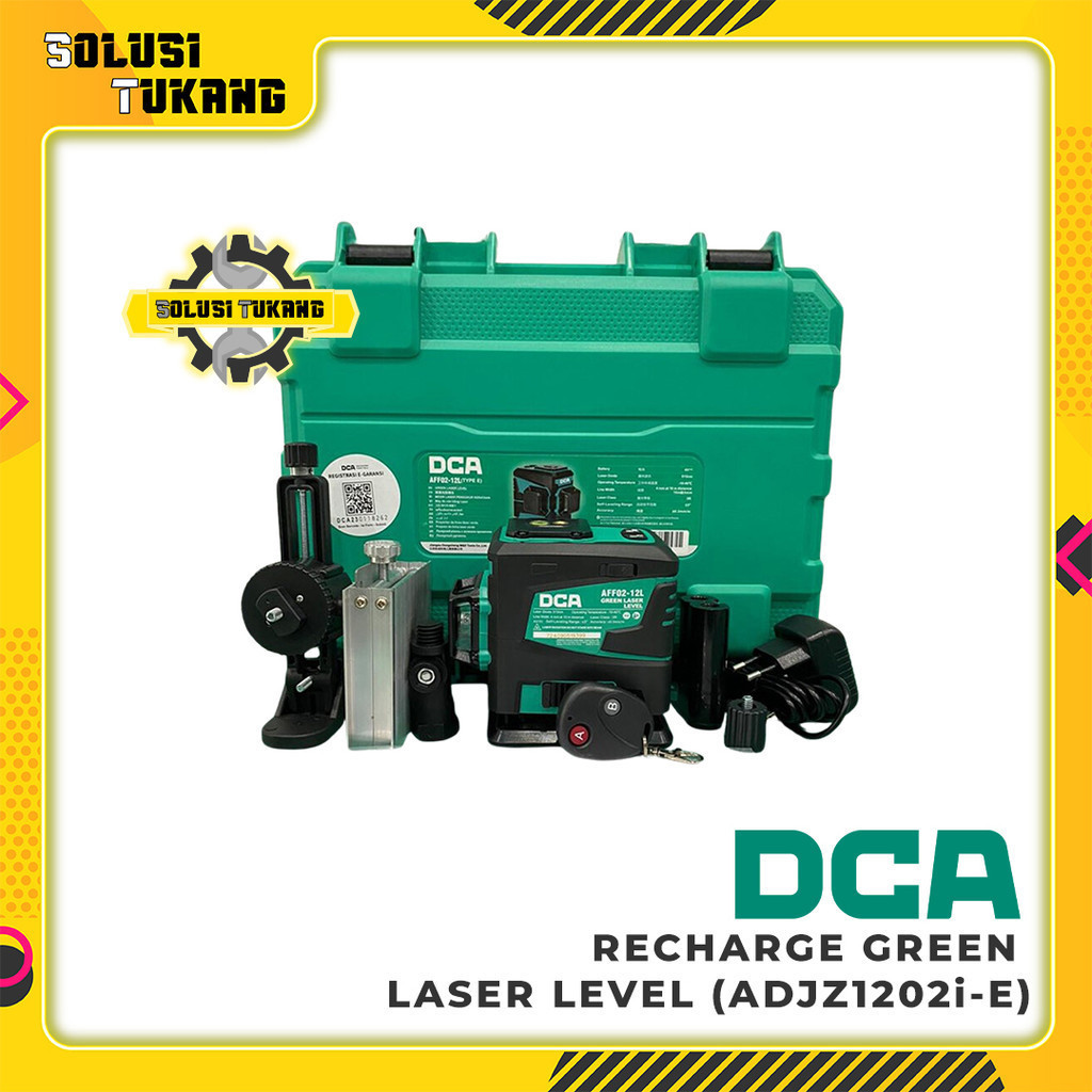 Jual DCA Rechargeable Laser Level AFF02-12LE 360 derajat x 3 Green ...