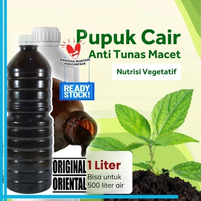 Jual Pupuk Cair Fermentasi Urin Sapi dan Kambing 1 Liter POC Organik ...