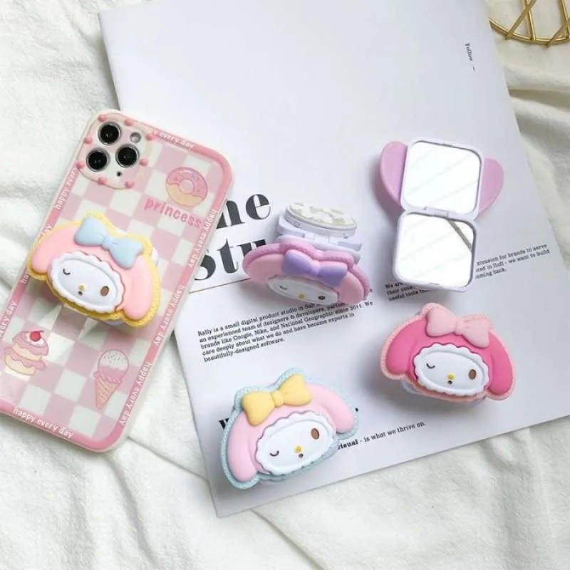 Jual GRIPTOK POPSOCKET CERMIN Ring Phone Holder Mini Karakter Kuromi ...