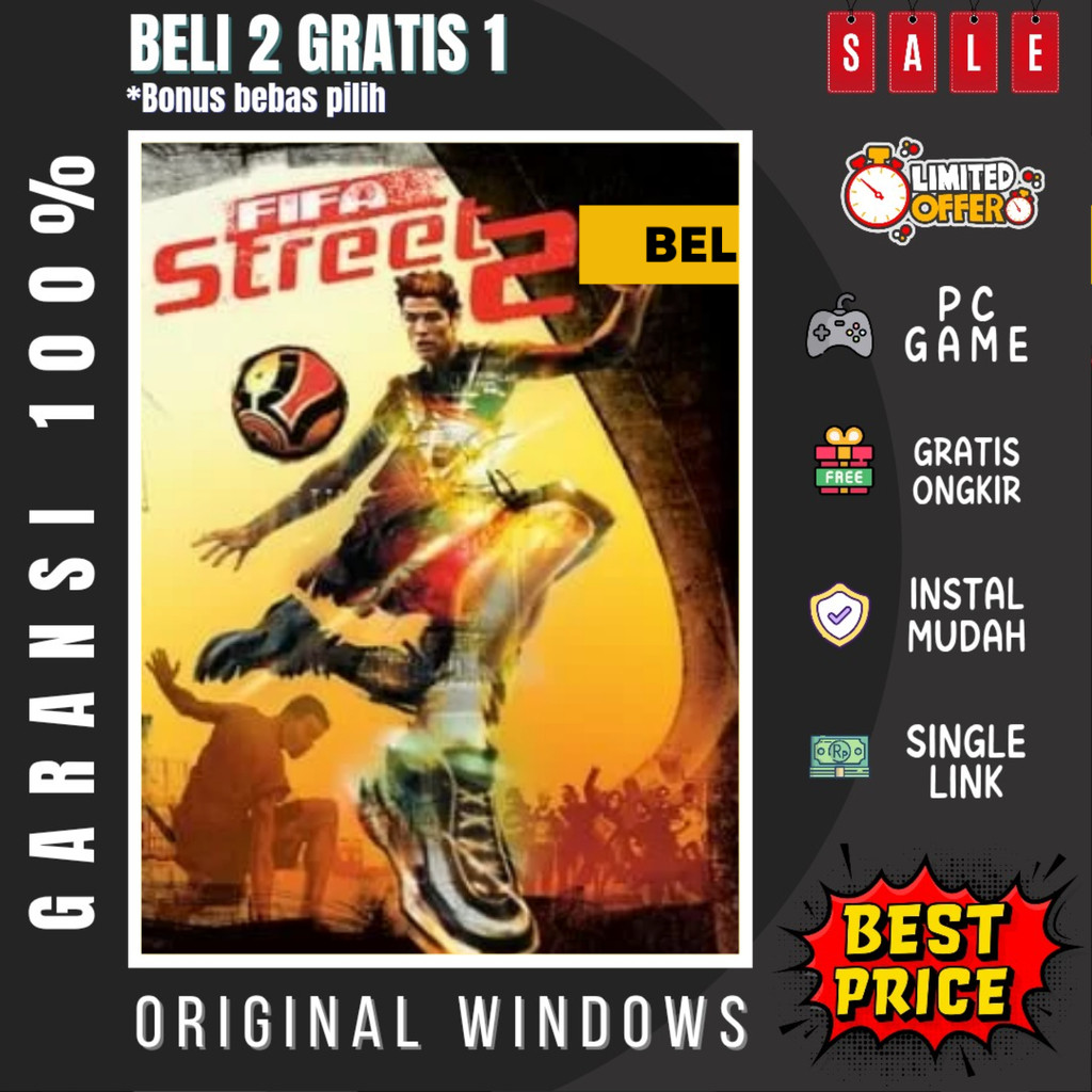 Jual FIFA STREET 2 - GAME PC - GAME LAPTOP - PC GAMES - BELI 2 GRATIS 1 ...