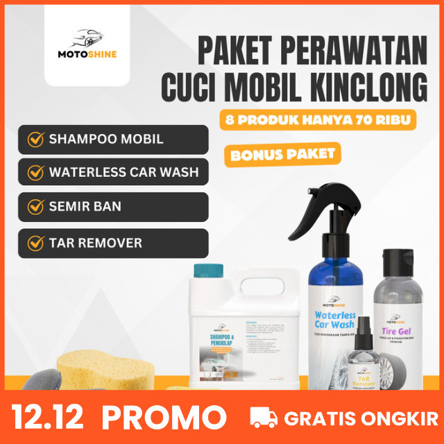 Jual Paket Cuci Motor Mobil Lengkap Dengan Shampoo Pengkilap, Jeli ...