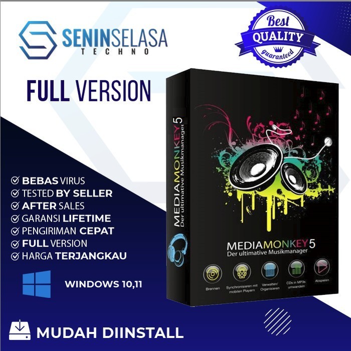 Jual Software Music Player & Jukebox: MediaMonkey Gold 2024 [WIN ...