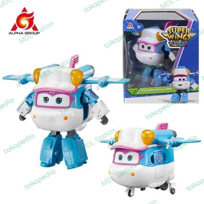 Jual EF90 Super Wings World Guardian - TRANSFORMING LIME (Big Figure ...