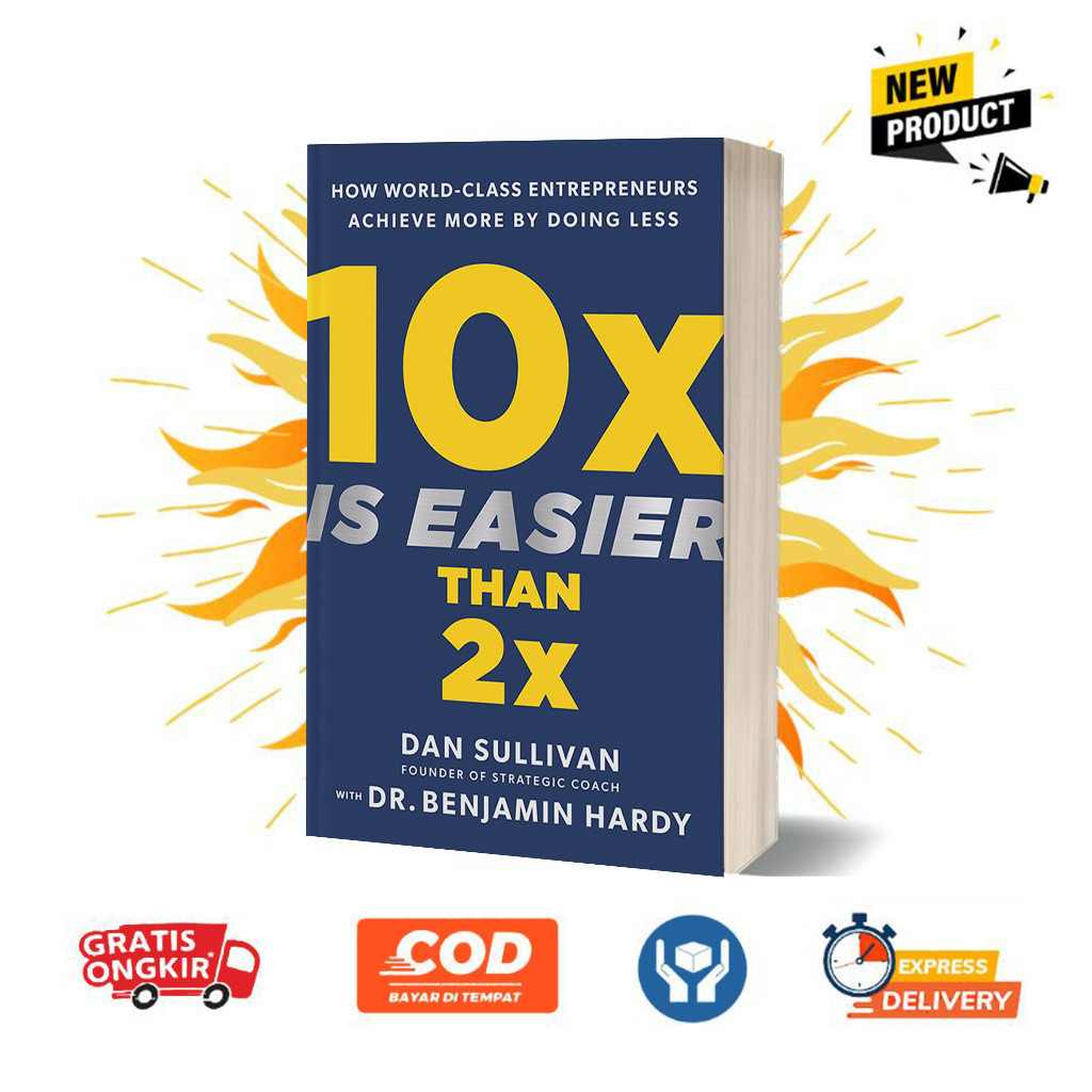 Jual 10x Is Easier Than 2x by Dan Sullivan (English) | Shopee Indonesia