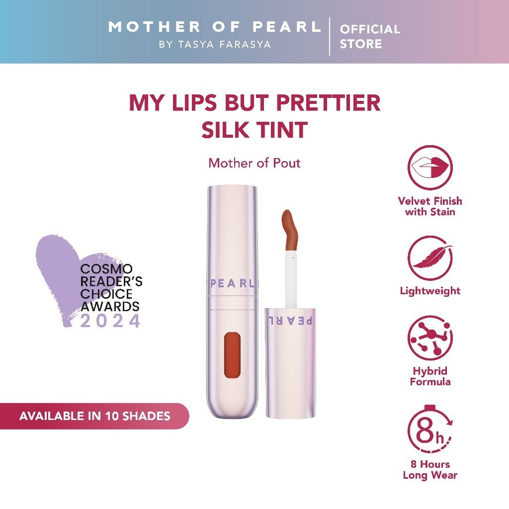 Jual MOP - My Lips But Prettier Silk Tint Mother Of Pearl Lip Silk Tint ...
