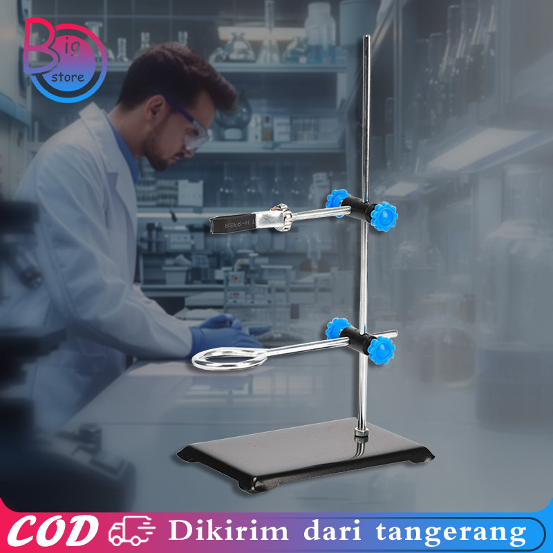 Jual Statif Dan Klem Universal Clamp Penjepit Tabung Reaksi Klem Buret ...