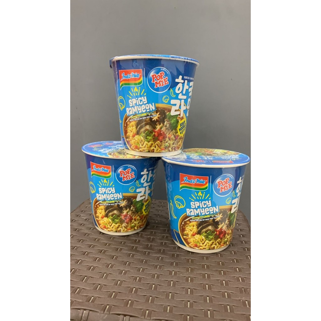Jual Indomie Pop Mie Spicy Ramyeon 71g | Shopee Indonesia