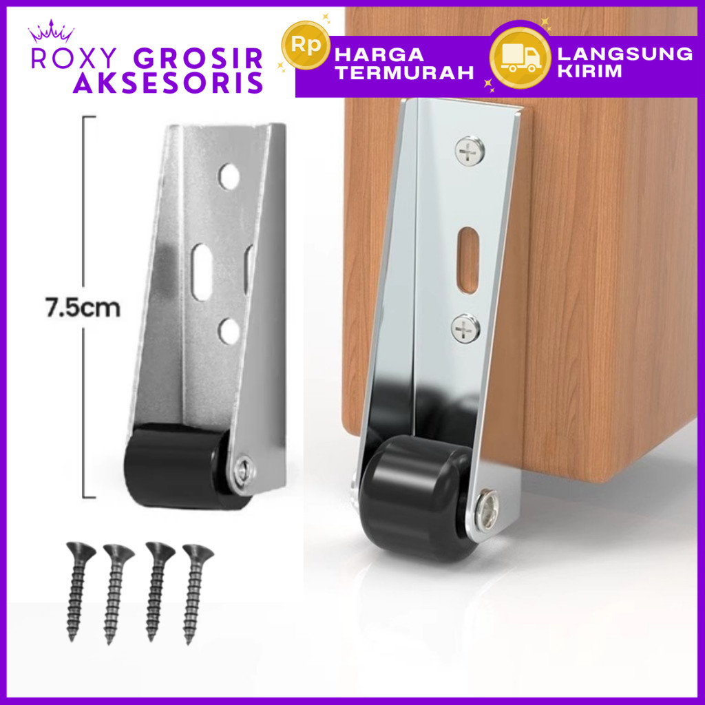 Jual Roda Pintu Peninggi Penahan Roller Sliding Door Bottom Wheel ...