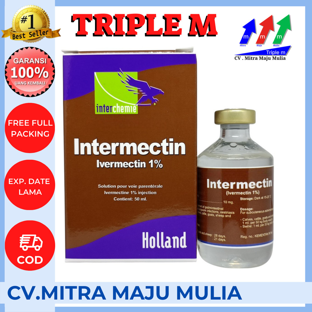 Jual INTERMECTIN 50 ml dan INTERMECTIN SUPER 50 ml Holland ORIGINAL ...