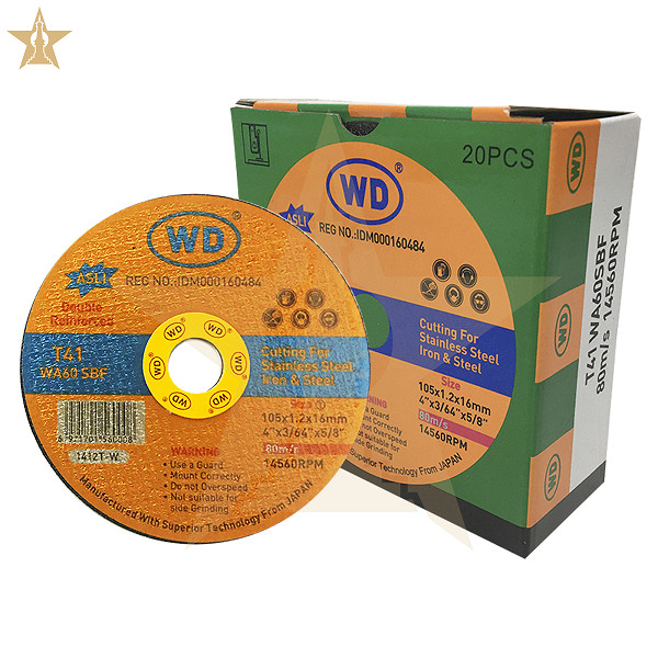 Jual Batu Gerinda WD Potong 4" x 1,2 MM / Batu Gerinda Potong 4 Inch ...