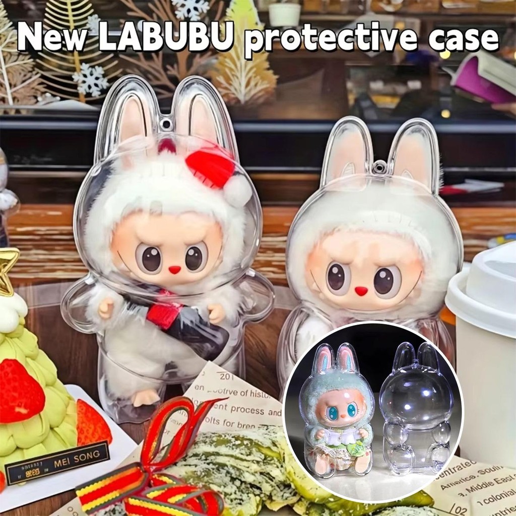 Jual Casing labubu have a seat Acrylic Casing Labubu Pelindung Boneka ...