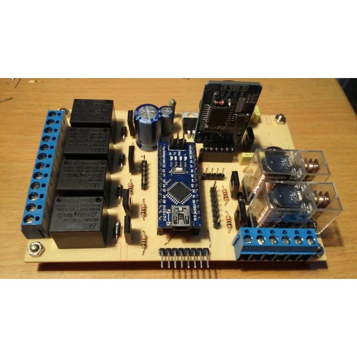 Jual Part PCB Arduino multi purpose RTC, LCD, IO, RFID Sensor and Relay ...