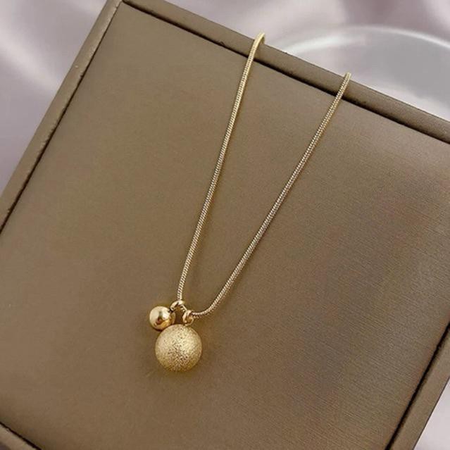 Jual KALUNG TITANIUM BOLA DOUBLE EMAS WANITA ANTI KARAT Titanium Lapis ...