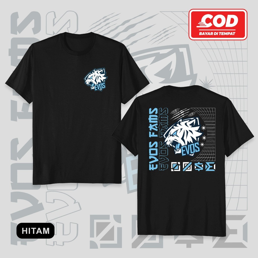 Jual Kaos Distro Motif GAMER EVOS ESPORTS Kaos LOGO GAMERS Viral ...