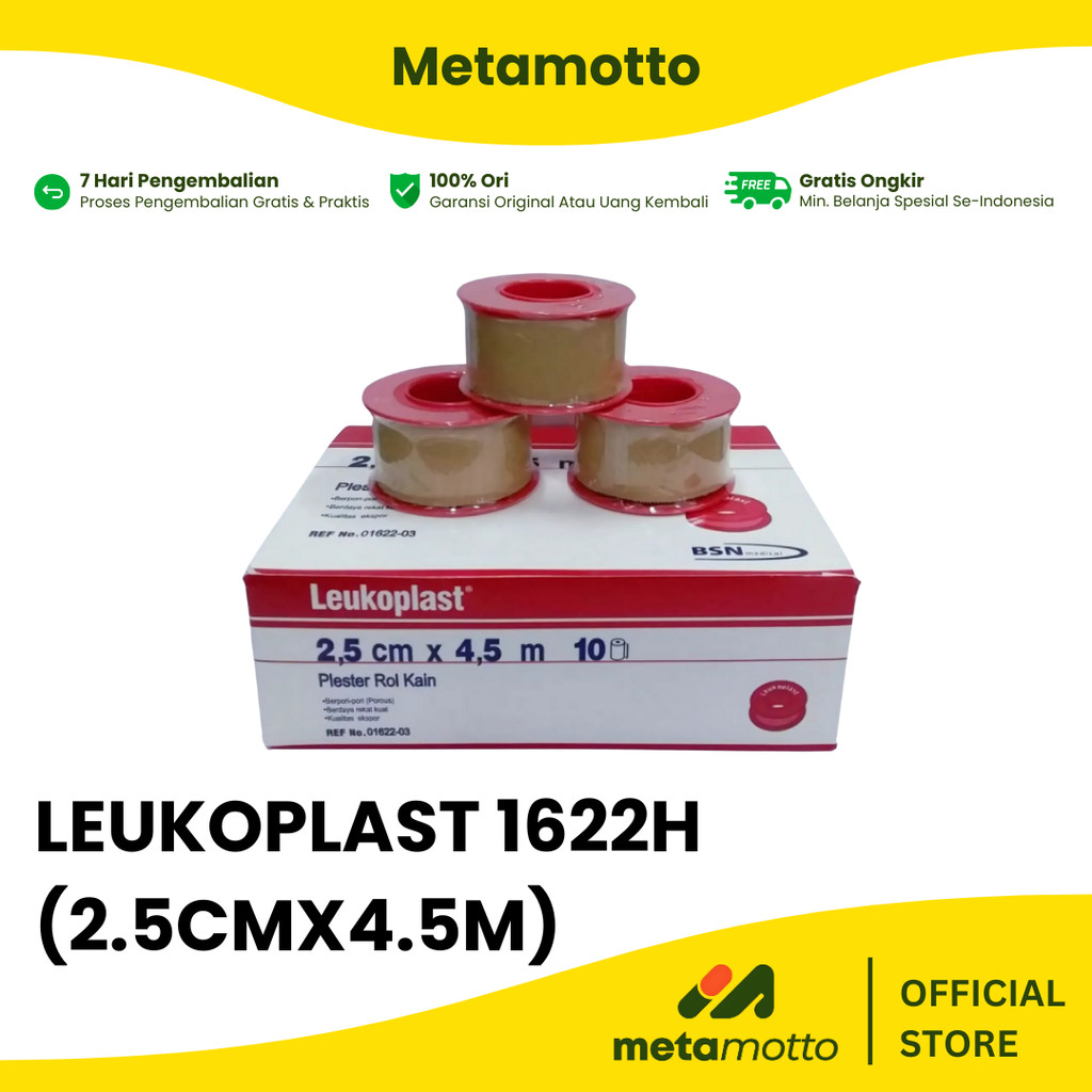 Jual Leukoplast Plester Penutup Luka / Plester Roll Kain / Plester BSN - Metamotto | Shopee ...