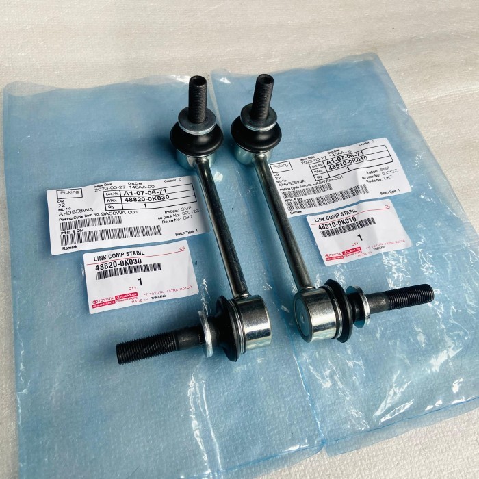 Jual Link Stabilizer Depan Set Toyota 48820-0K030/48810-0K010 Toyota ...